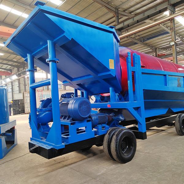 Quality Alluvial Gold Trommel Equipment for Big Scale Mobile Washing Plant within for sale