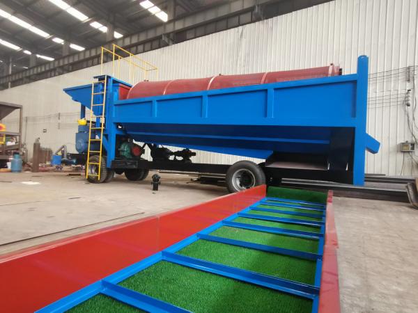 Quality Manganese Wire Sieve Gold Mobile Trommel Screen Machine for Alluvial Gold for sale