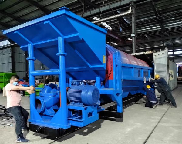 Quality Manganese Wire Sieve Gold Mobile Trommel Screen Machine for Alluvial Gold for sale