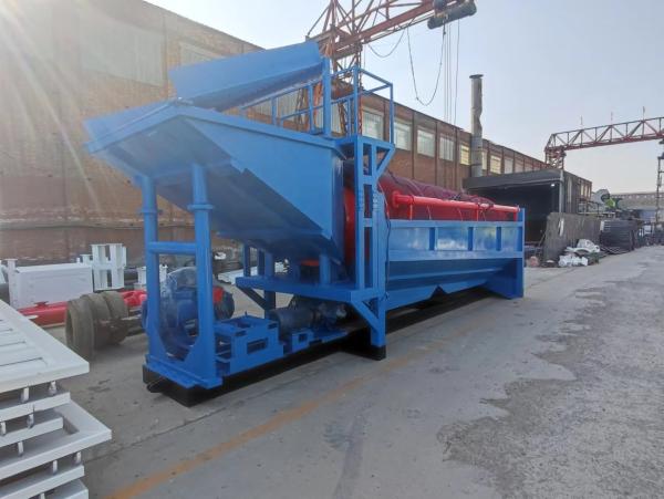 Quality Manganese Wire Sieve Gold Mobile Trommel Screen Machine for Alluvial Gold for sale