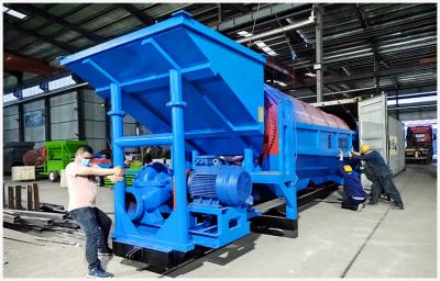 Cina 200 Tph Mobile Alluvial Gold Trommel Screen Machine per apparecchiature di concentrazione dell'oro in vendita