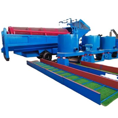 China 200 Tons Per Hour Alluvial Gold Mining Equipment for Separating Mine Processed Materials for sale