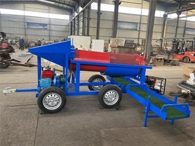 China 5-10tph Gold Washing Machine Mini Trommel Gold Concentrator for Construction Works for sale