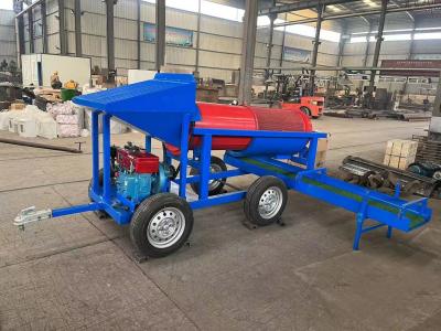 China 5-10tph Gold Washing Machine Mini Trommel Gold Concentrator for Construction Works for sale