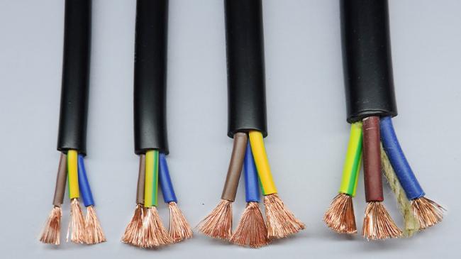 De volgende grafieken geven u specificaties voor Aansluitingsdraad h05vv-F 3 KERN flexibele kabel