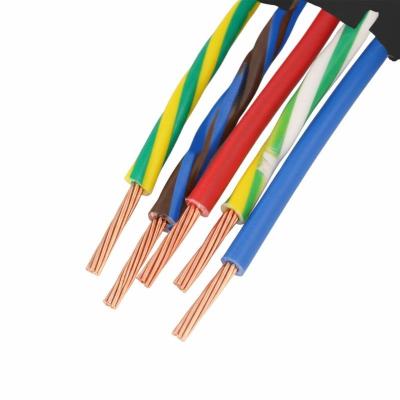 Cina Cavo conduttore di rame nero/rosso/azzurro/giallo/verde/bianco con materiale isolante in PVC in vendita