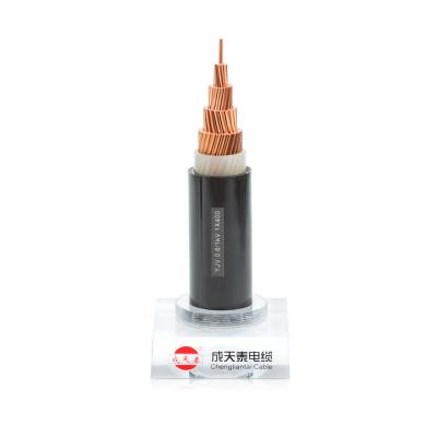China XLPE 0.6/1kV power cable 1x400mm^2 Industrial Electrical Cable with 99.99% Copper Conductor Material and Wide Temperature Range -40C- 90C for sale