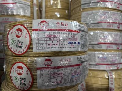 China Copper Conductor Building Wire 70 Celsius Rated Providing Electrical Connections in Building Projects 450 / 750 V for sale