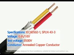 Copper conductor PVC insulated and sheathed Steel Tape Armored cable