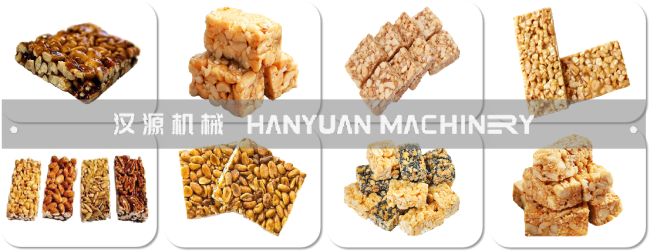 Finished peanut bar product sample
