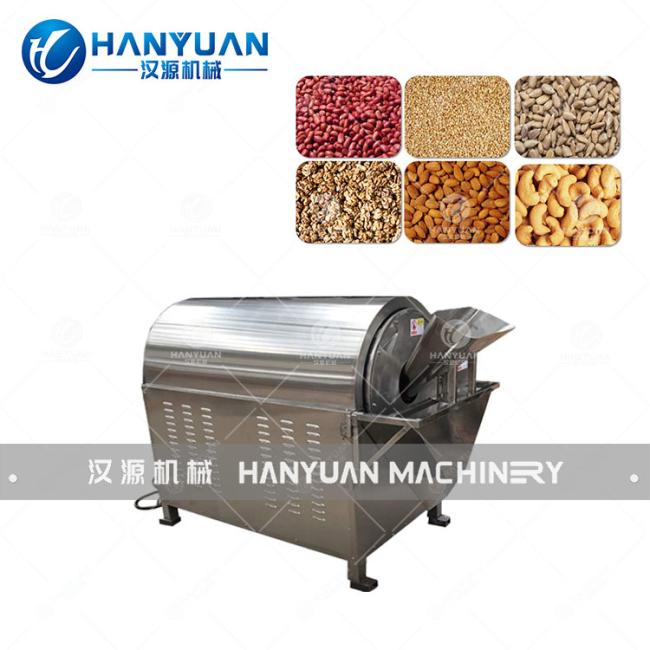 Peanut roasting machine for nuts bar production