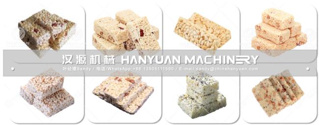 Finished grain bar product sample showing texture and quality