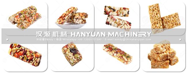 Finished nuts bar sample product
