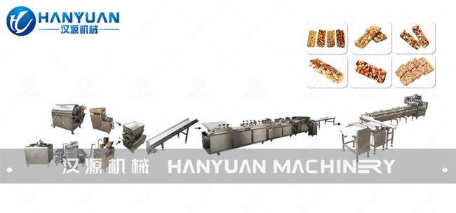 Hanyuan Nuts Bar Production Line machinery overview