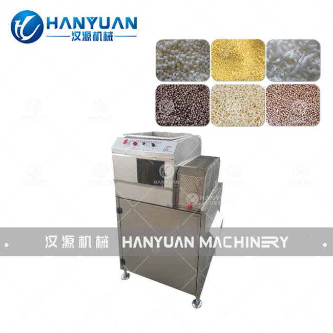 Rice puffing machine for expanding rice grains