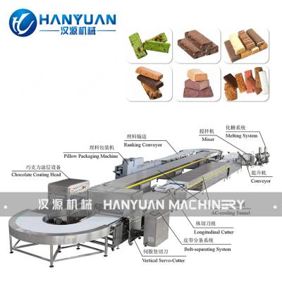 China Energy Bar Production Line Square Candy Bar Making Machine for sale