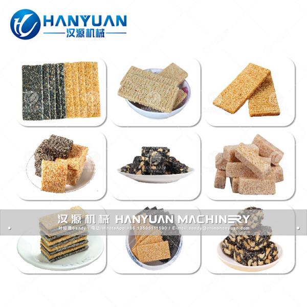 Quality Sesame Candy Bar Production Line Nut Bar Making Machine for sale