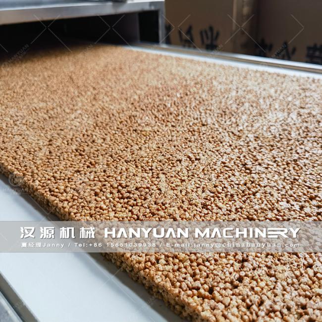 Cooling Tunnel for Soft Puffed Rice Bar Production