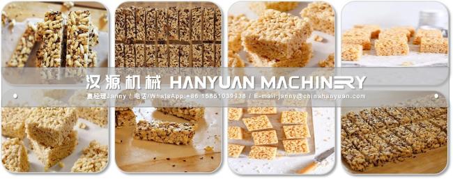 Sample output from Soft Puffed Rice Bar Production Line