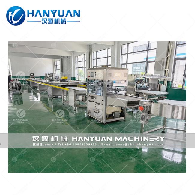 Protein bar chocolate enrobing machine