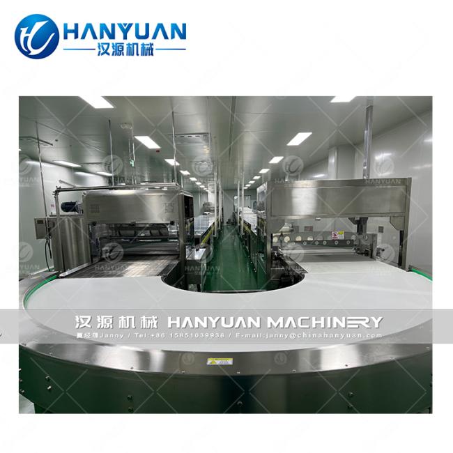 Conveyor system for protein bar production