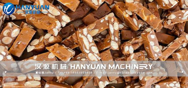 Toffee Nuts Bar Cutting Machine sample output
