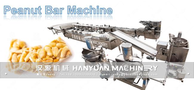 Complete peanut chikki bar production line overview