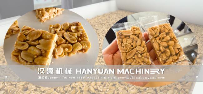 Peanut chikki bar production line sample output