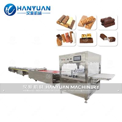 China Automatic Cereal Bar Making Machine with 300~400kg/h Capacity, Adjustable Cutting Size, and Active Air Conditioner Refrigeration for sale