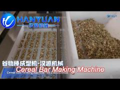 industrial granola bar forming machine / protein bar manufacturing equipment high efficiency