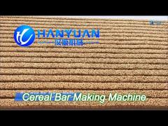square cereal chocolate bar production line touch screen granola bar production line
