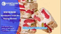 Marshmallow Nougat Snowflake Crisps Cutting Machine