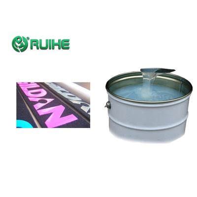 China Aging Resistance Liquid Silicone Rubber Textile Fabric Printing Small Deformation Value for sale