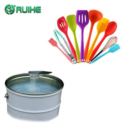China Translucent Platinum Cure Food Grade Liquid Silicone Rubber For Molds Making for sale