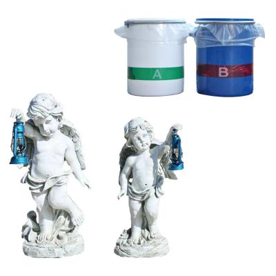 China RTV-2 Liquid Silicone Rubber For Polystone Statue Silicone Molding for sale