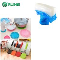 China Customization Solid Silicone Rubber Fire Resistant High Temperature 40-50 Hardness for sale