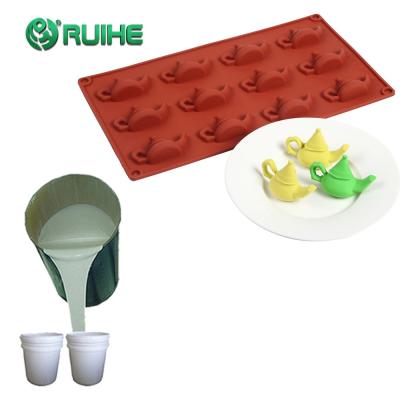 China Translucent LSR Liquid Silicone Rubber Platinum Cure RTV-2 Silicone Rubber Molds Making for sale