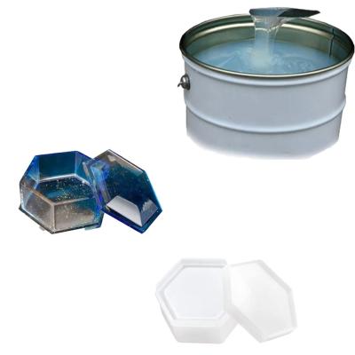 China 20-70 Shore A Hardness Clear Liquid Silicone Low Viscosity for sale