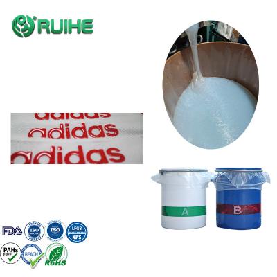 China Speedy Curing Screen Print Liquid Silicone Rubber With High Tear Strength And Resilience for sale