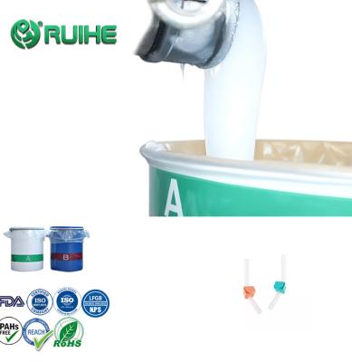 China Non Post Cured Liquid Silicone Rubber  for VOC Less Than 0.5% Baby Food Contact Straw for sale