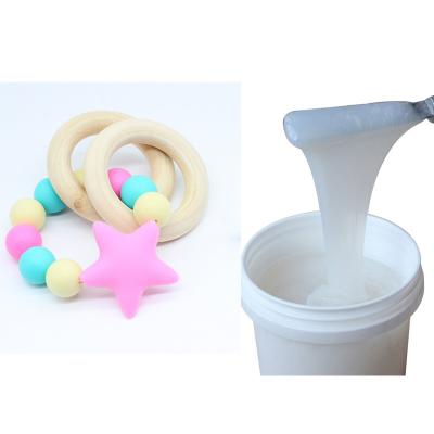 Cina Gomma di siliconi liquida di resistenza della luce UV per la tettarella molle/Soother di sicurezza del bambino in vendita