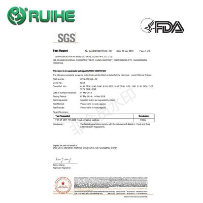 Cina Grado medico due parti di gomma di silicone liquida per industria di cura cosmetica e personale in vendita