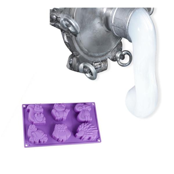 Food Grade Two Part Liquid Silicone Rubber / Silicone Cake Mold DIY Chocalate Cookies Ice Tray Baking Tool Rose Shape