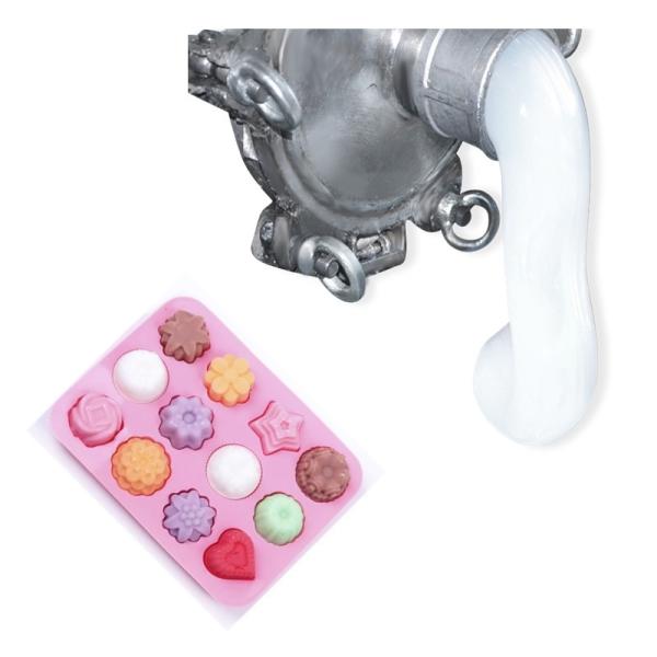 Food Grade Two Part Liquid Silicone Rubber / Silicone Cake Mold DIY Chocalate Cookies Ice Tray Baking Tool Rose Shape