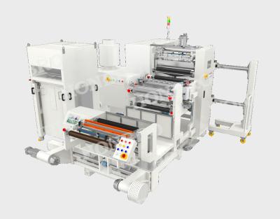 Cina Rotolo della taglierina dell'elettrodo della batteria delle cellule dello Litio-ione che fende il metà di tipo montato 40m/Min della piattaforma in vendita