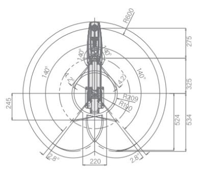 Китай Industrial ARP10 Series Four Axis Robots With Vision Arm length 700mm продается