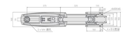 China ARP10 Series Scara Industrial Robot With Vision Z axis stroke 200 / 300mm en venta