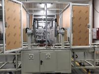 China Automatic Touch Screen PLC Control Battery Packaging Machine With Aluminum Foil for sale