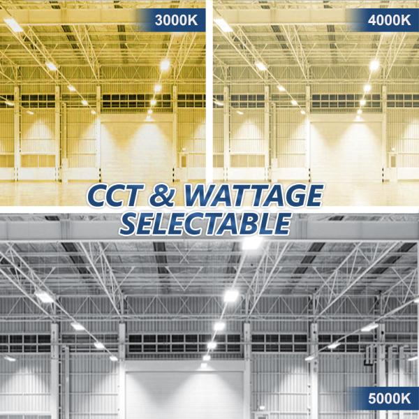 Quality 4ft 400W LED Linear Highbay Light Indoor Fixture With 3CCT / 3Power Adjustable for sale