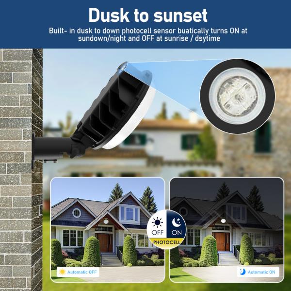 Quality USA In Stock ETL UL Barn Lamp Dusk To Dawn Area Photocell 60w 80w 100w 3Power for sale